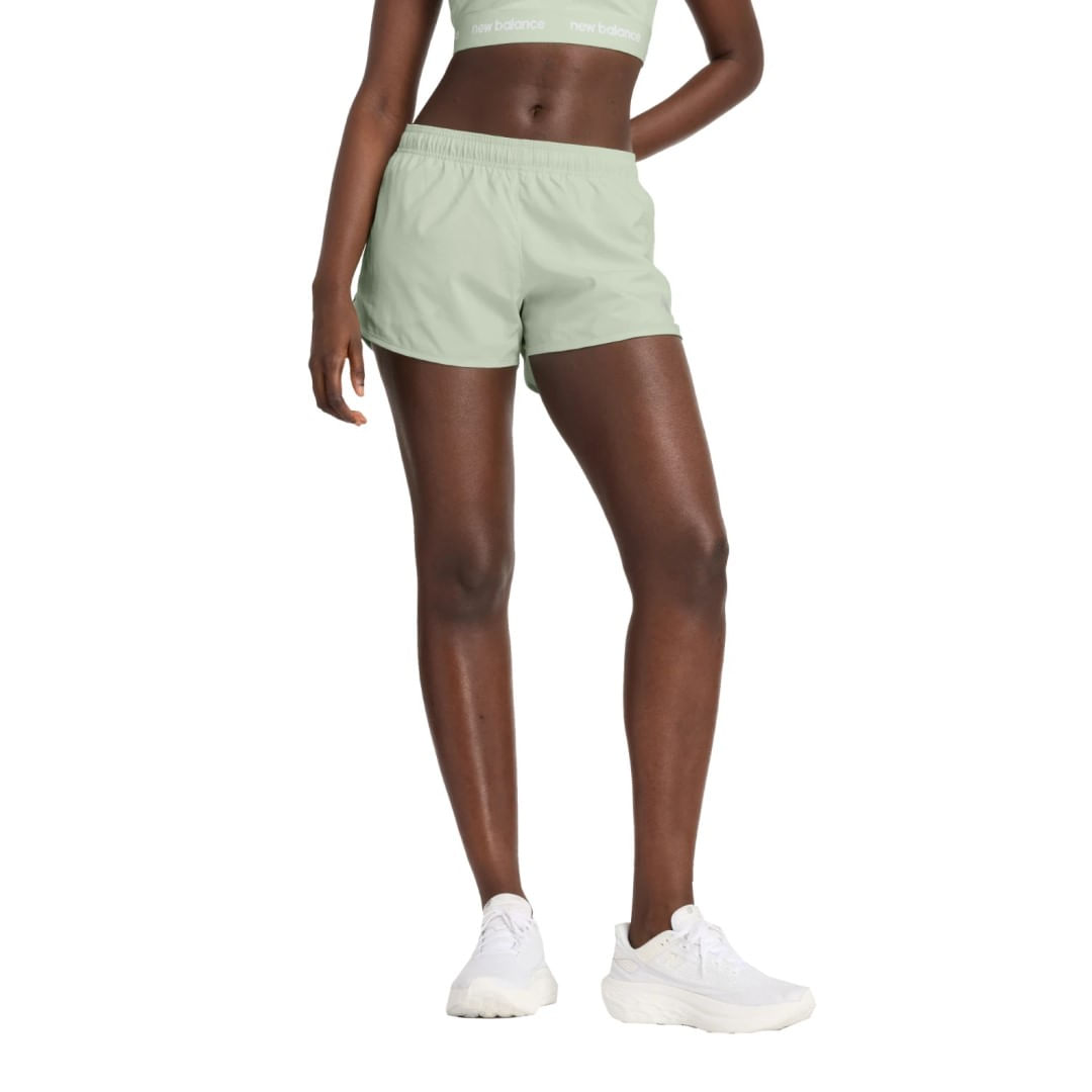Short Verde Claro Dry Essentials 3 Mujer Nb - Unicentro Tienda Online