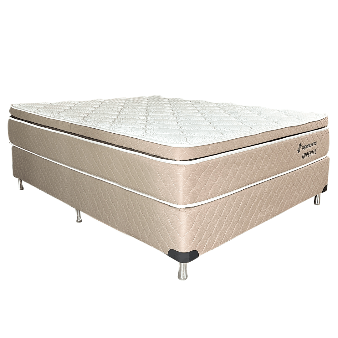 Somier Imperial Pycb 160x200 Beige Superspuma - Unicentro Tienda Online