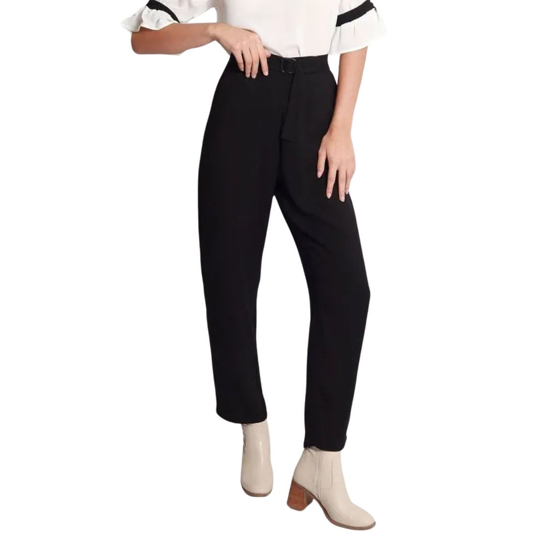 Pantalon Negro Arty Floral Mujer Fds - Unicentro Tienda Online