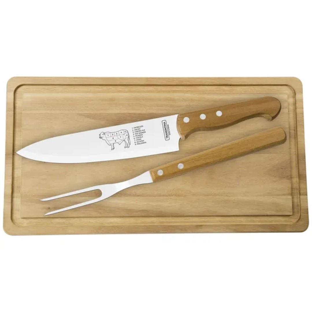 Juego P/ Asado 3pzas.Tab Cortes De Carne 8 Dynamic - Unicentro Tienda ...