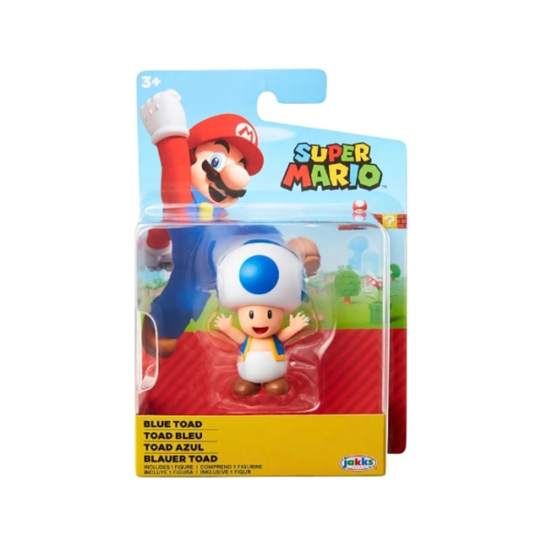 Jakks Ntnd Super Mario Fig 2,5" Toad Azul - Unicentro Tienda Online