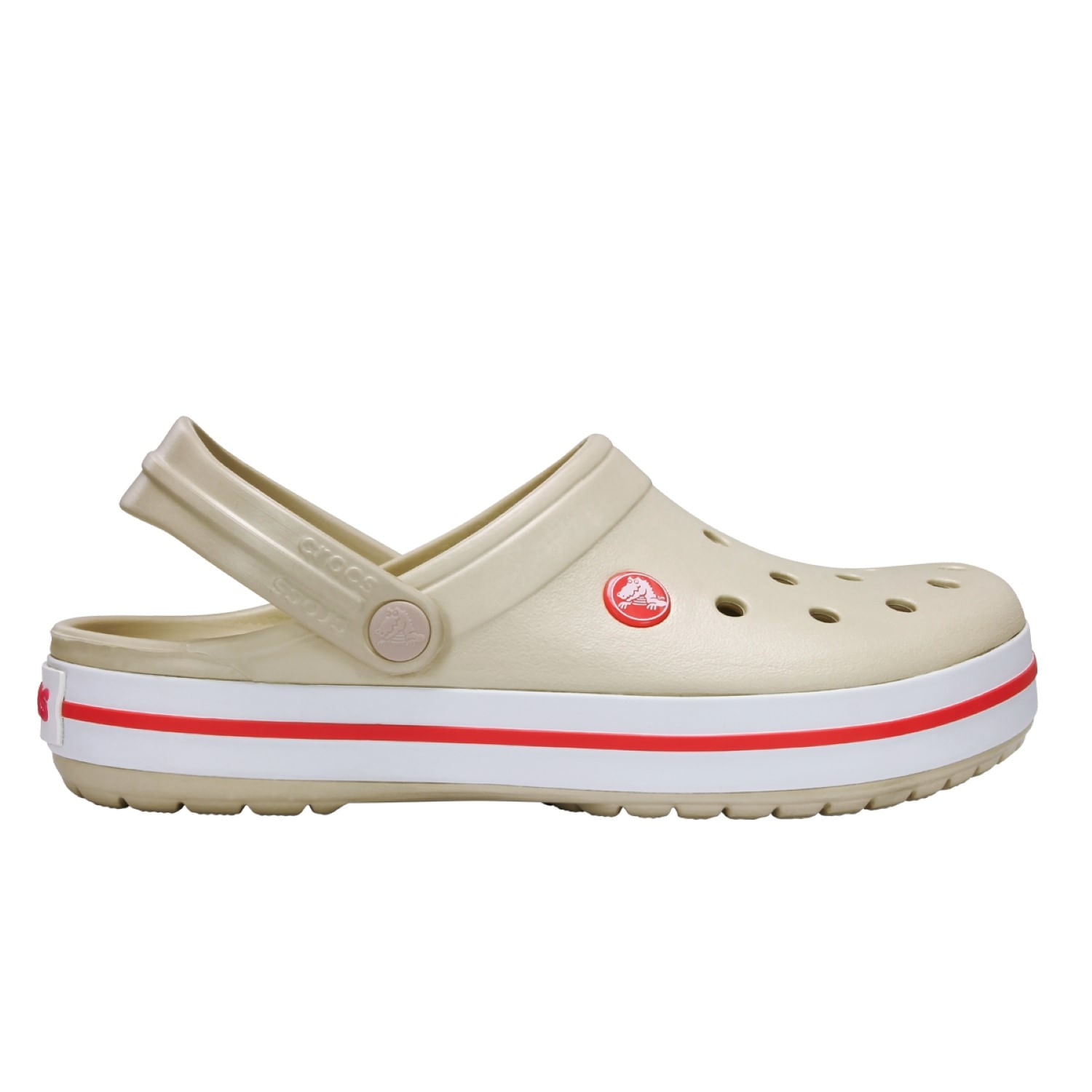 Crocband beige clog crocs