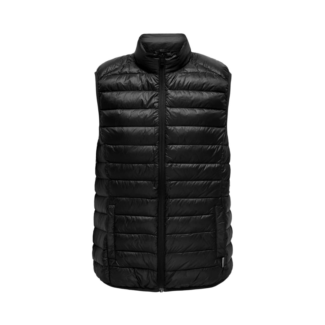 Chaleco Puffer Basic Negro Hombre Only & Sons - Unicentro Tienda Online