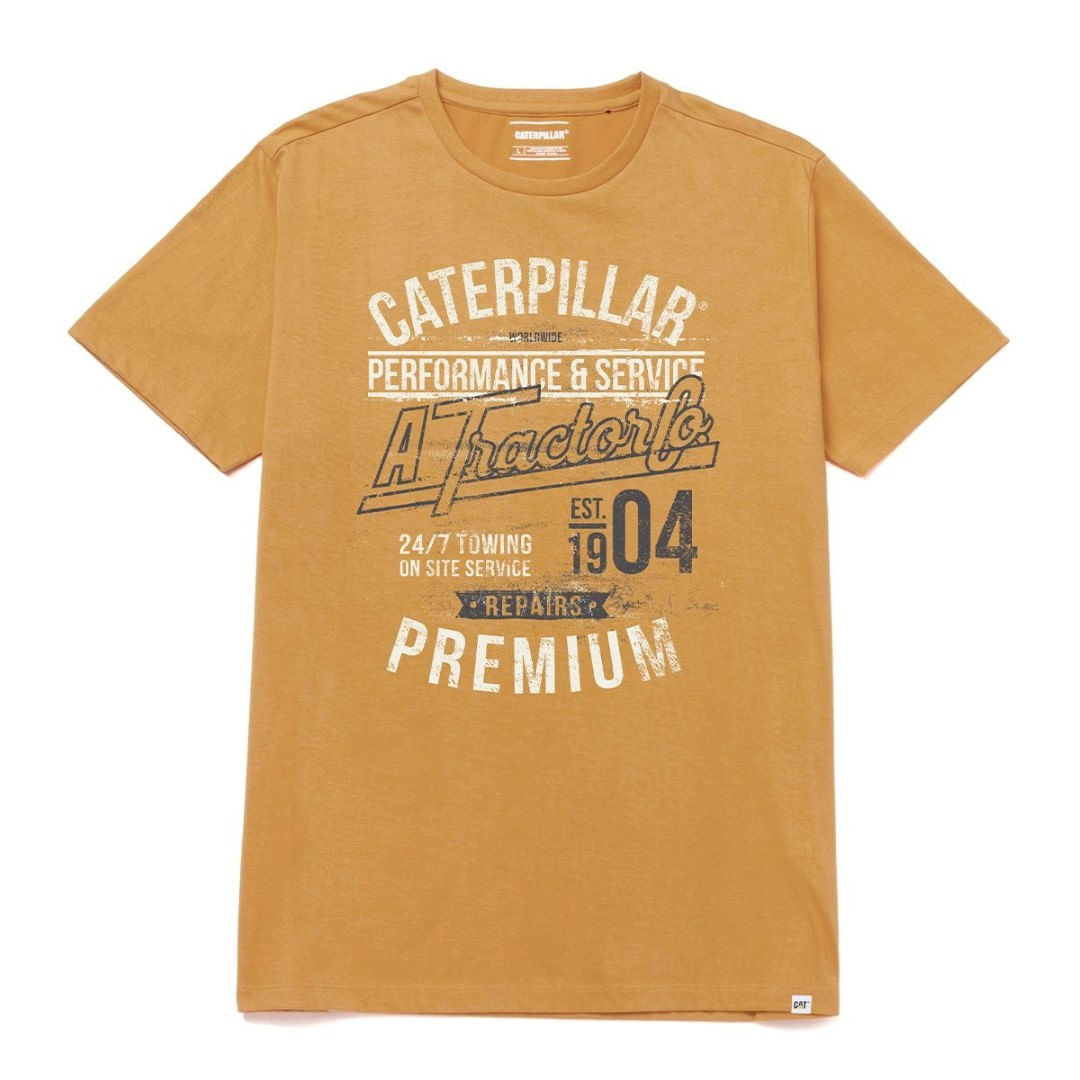 Remera Amarillo Caterpillar