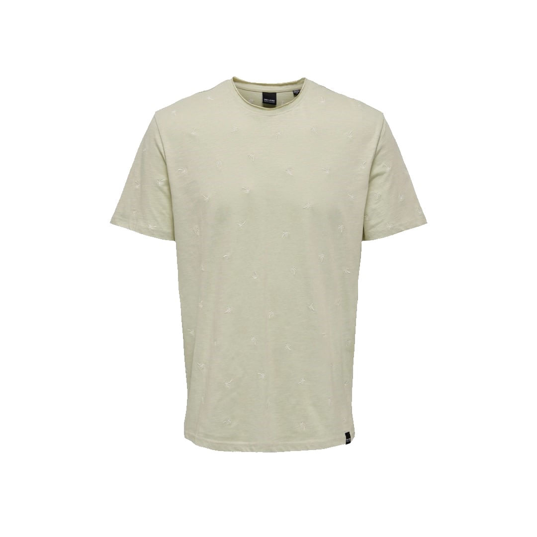Remera beige estamp. only & sons