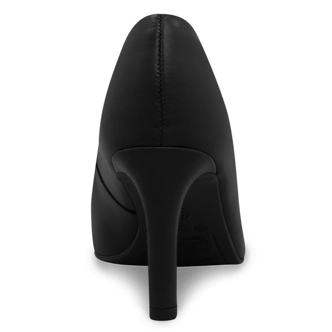 Stiletto Negro Taco Fino 10 Cm Clasico Usaflex