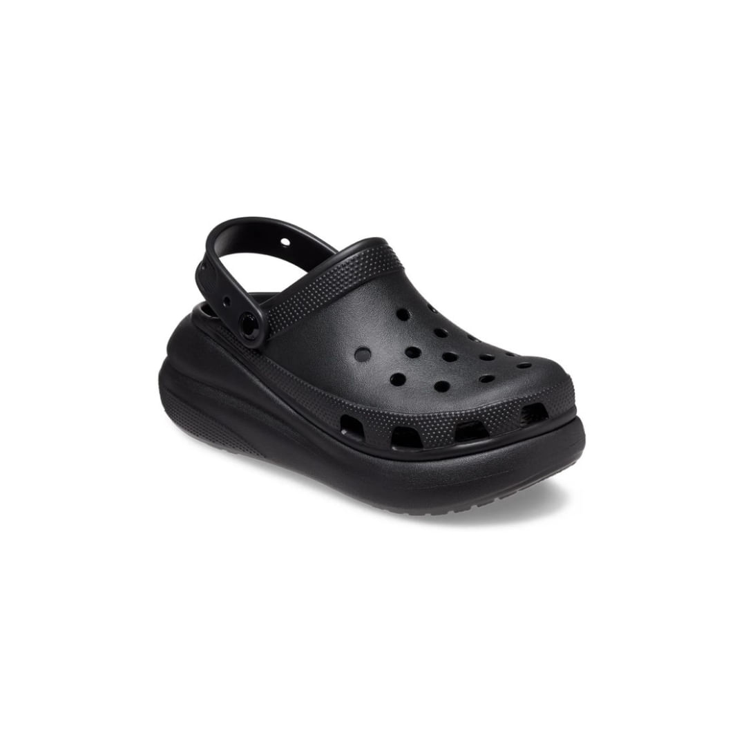 Crocs Negro Classic Crush Clog - Plataform Crocs - Unicentro Tienda Online