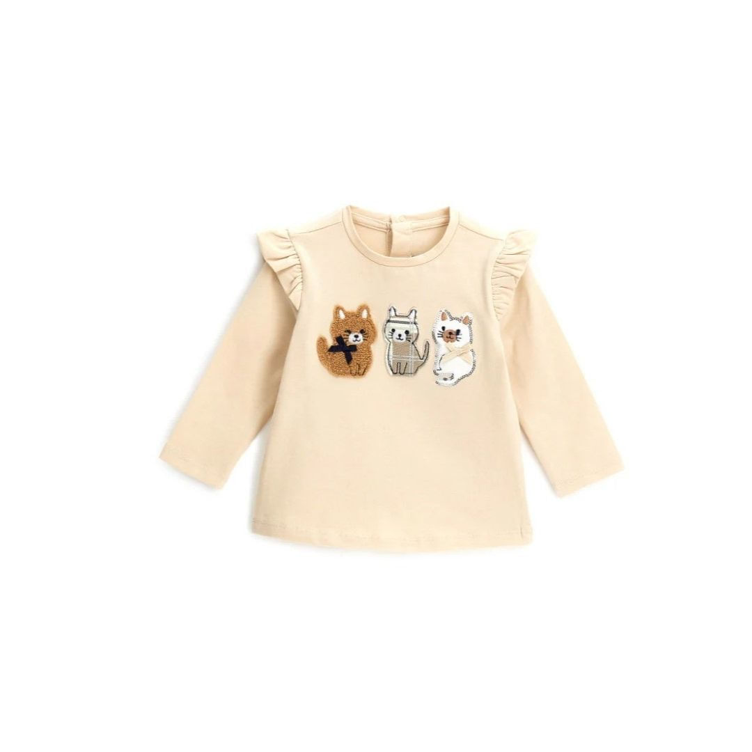 Remera Beige Upper Preppy Original Marines