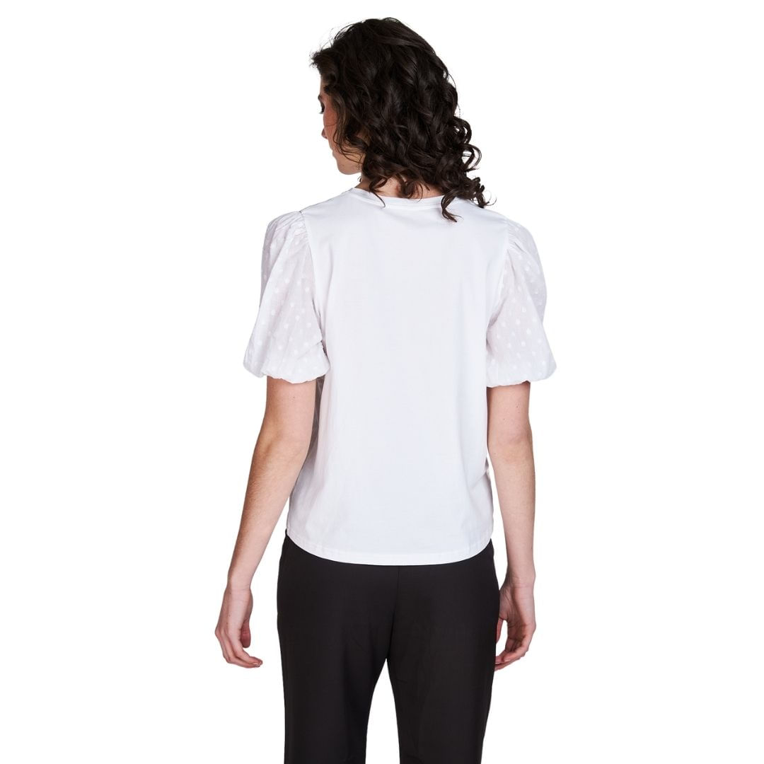 Remera M/C Blanco Dama Eclipse